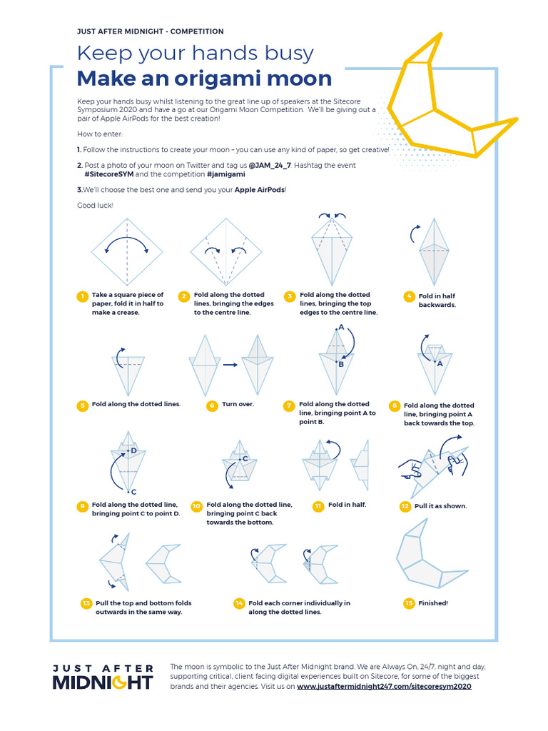 Competition Make and Origami Moon Just After Midnight | PDF