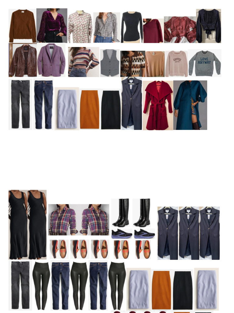 Complete Wardrobe Capsule 83 Items | PDF
