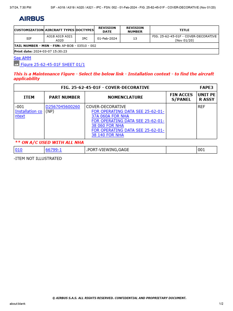 SIF - A318 - A319 - A320 - A321 - IPC - FSN - 002 - 01-Feb-2024 - FIG ...