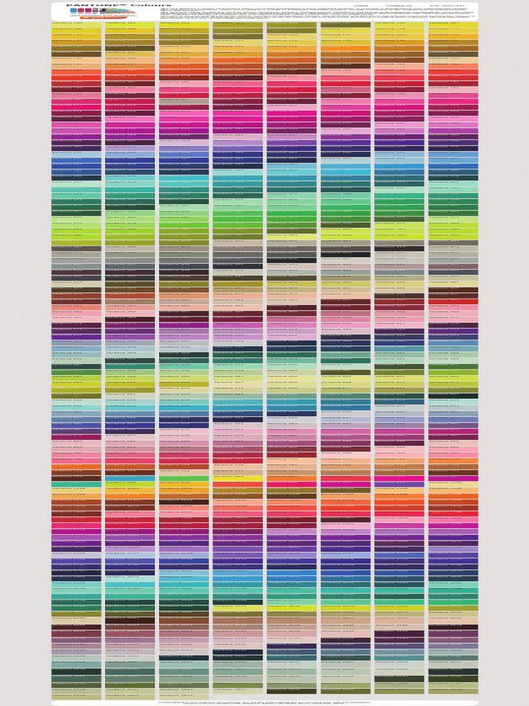 Pantone Colours (Standard) | PDF