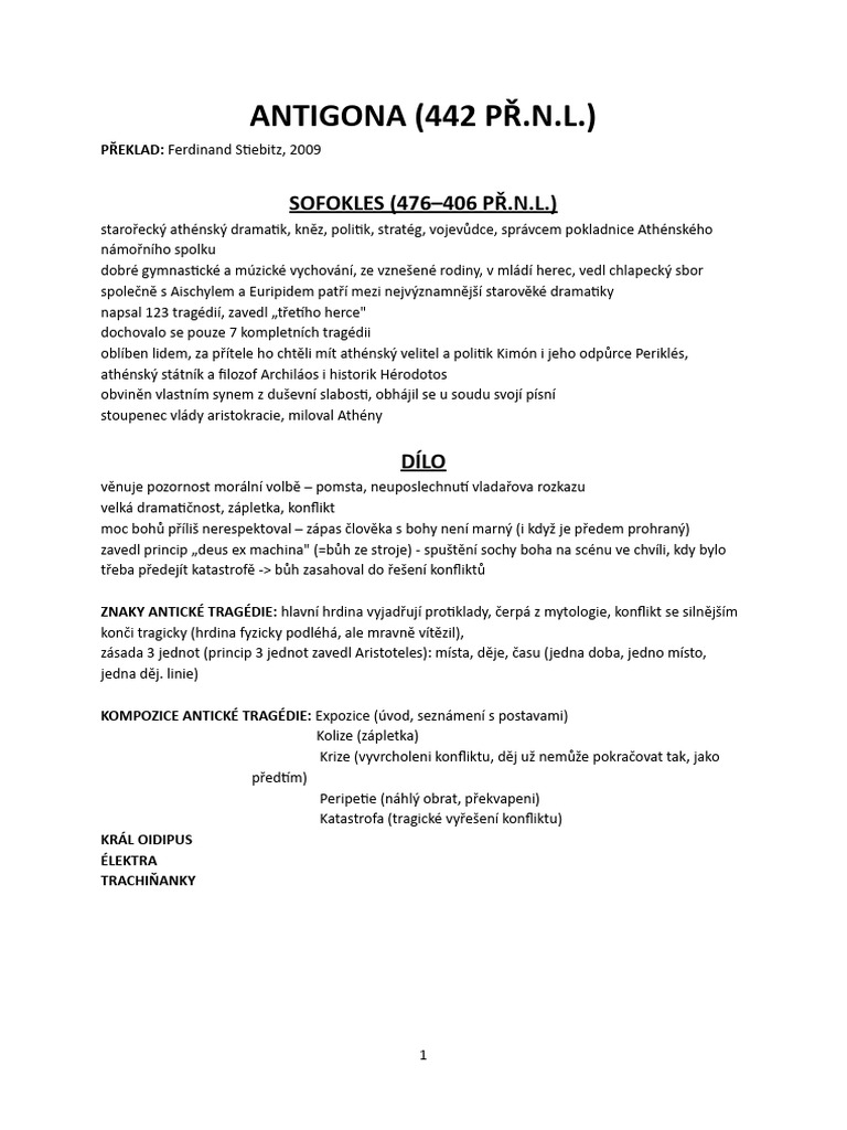 ANTIGONA | PDF