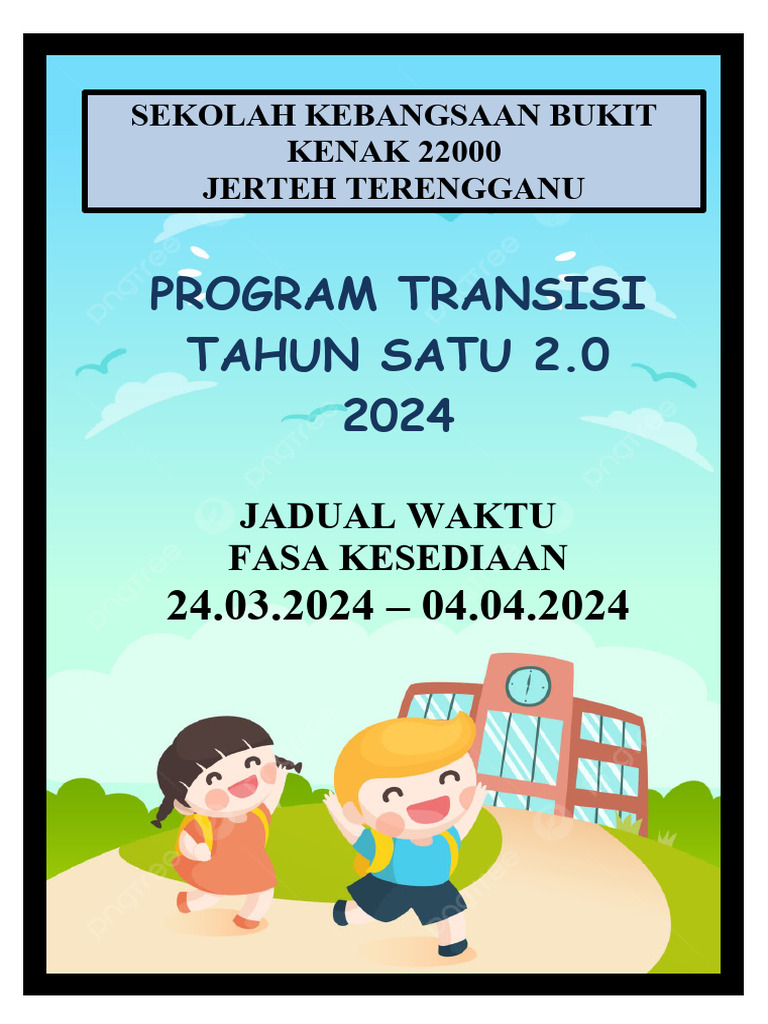 Jadual Transisi 2024 Minggu 3 Dan 4 Save | PDF