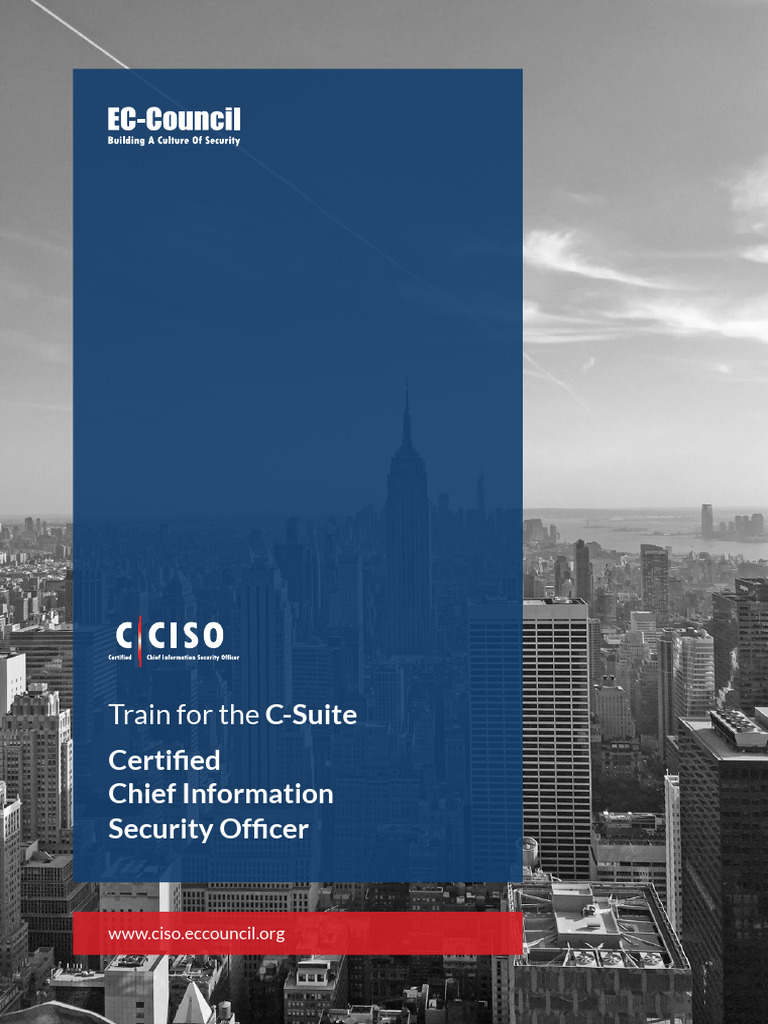 C|CISO Certification Training Overview | PDF | Computer Security | Security