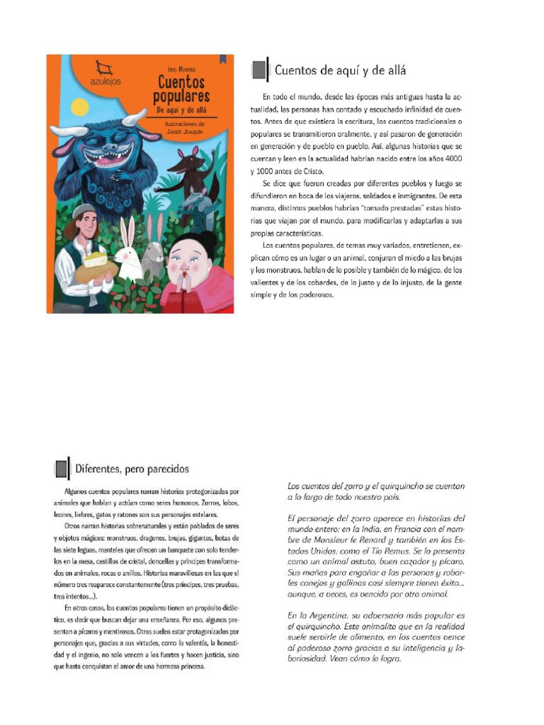 Cuentos Populares 4º | PDF