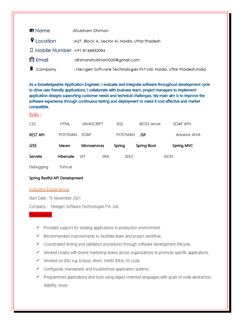 Shubham Dhiman | PDF | Databases | Java (Programming Language) Shubham Dhiman | PDF | Databases | Java (Programming Language)