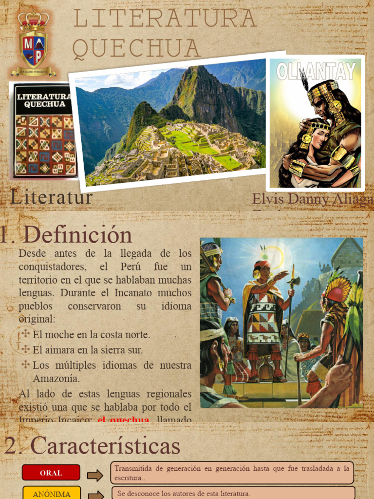 Literatura Quechua 4° | PDF
