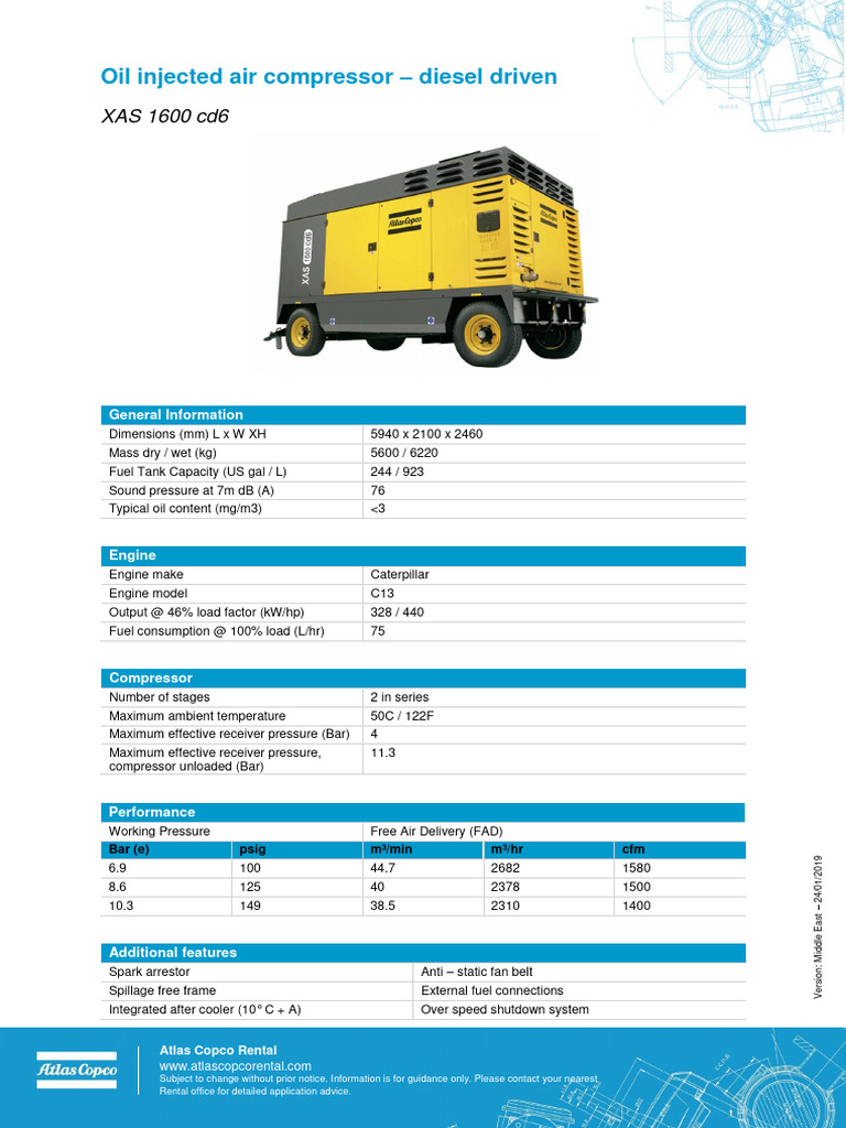 XAS 1600 cd6 | PDF