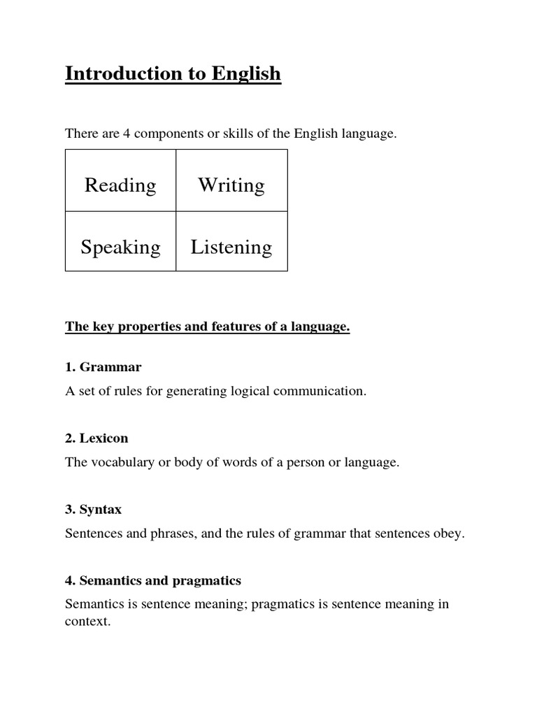 F1eng1 0 Lesson 1 Introduction To English Pdf