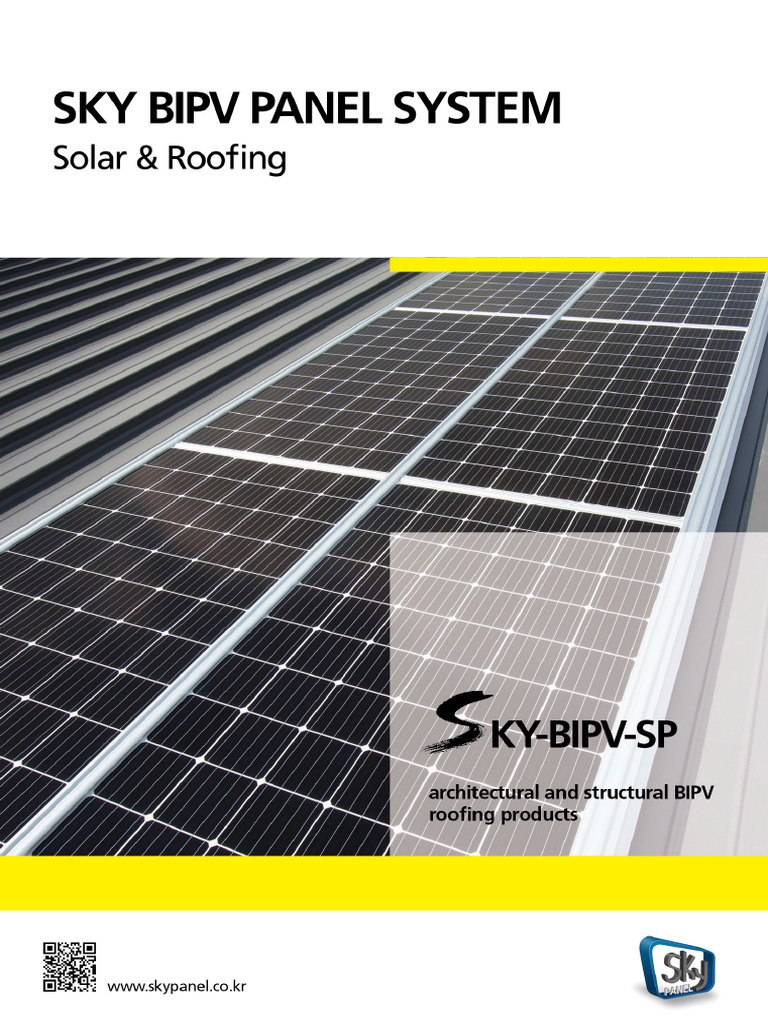 SKY BIPV PANEL SYSTEM | PDF