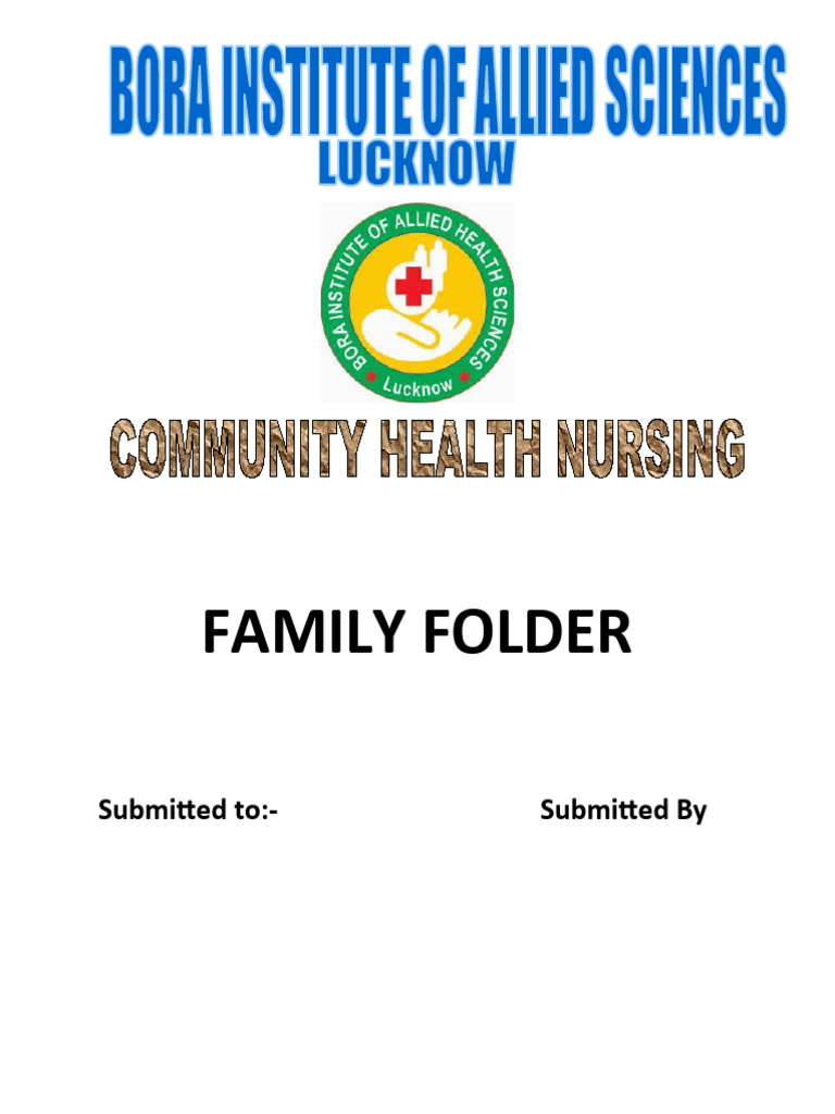 Family Folder | PDF | Nursing | Health Care