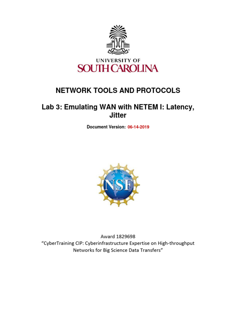 Lab 3 Emulating WAN With NETEM I Latency Jitter | PDF | Computer Network | Latency (Engineering)
