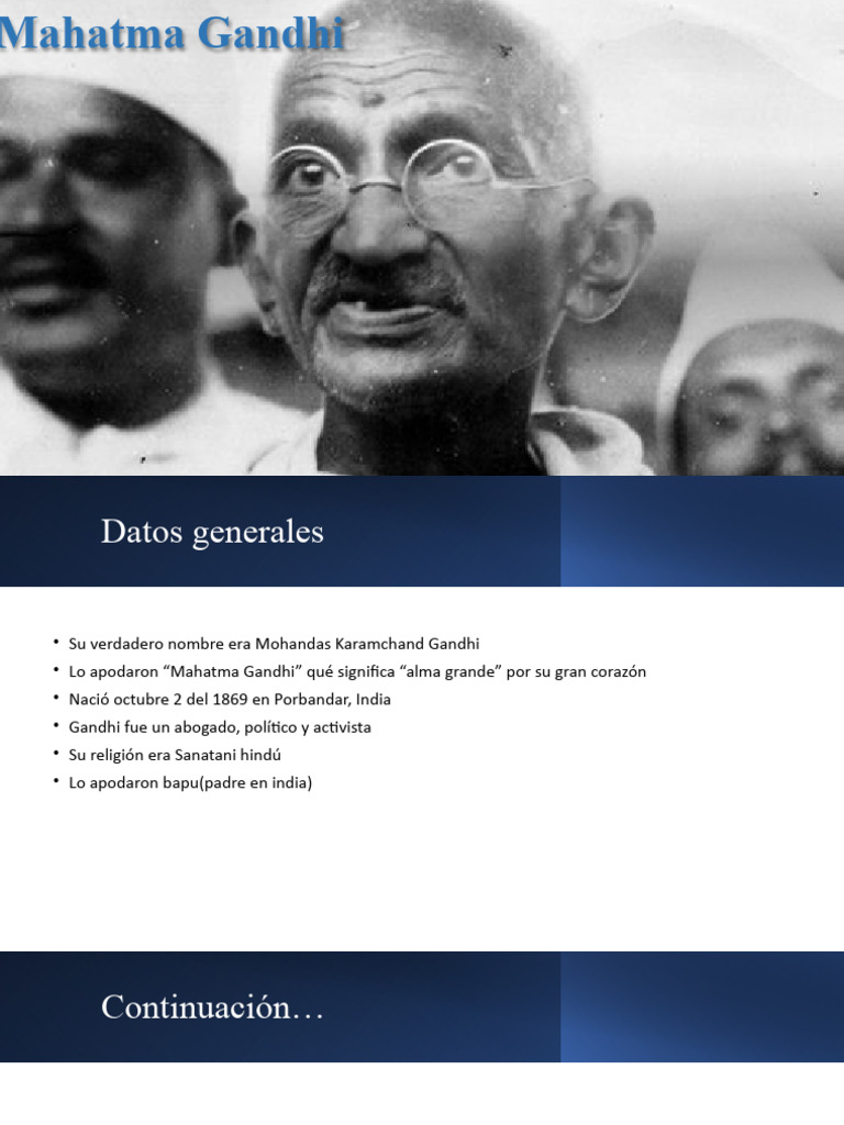 Mahatma Gandhi | PDF