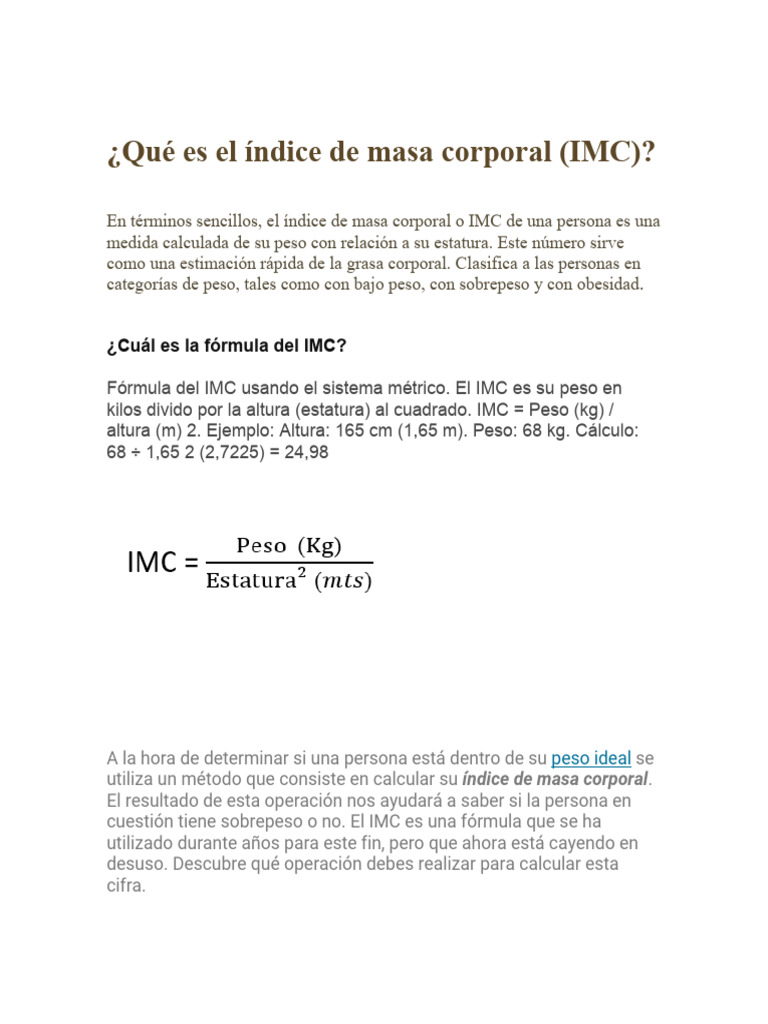 Formula IMC | PDF