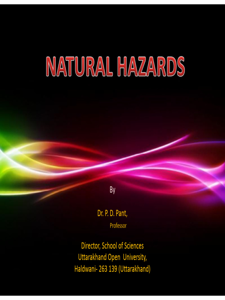 Hydrological Hazards: Avalanches, Floods, Cyclones, Droughts | PDF ...