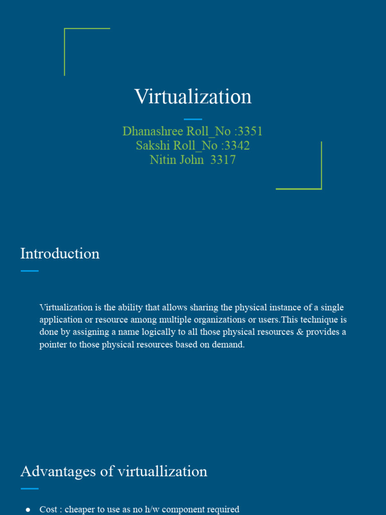 Cc Virtualization Pdf Virtualization Operating System