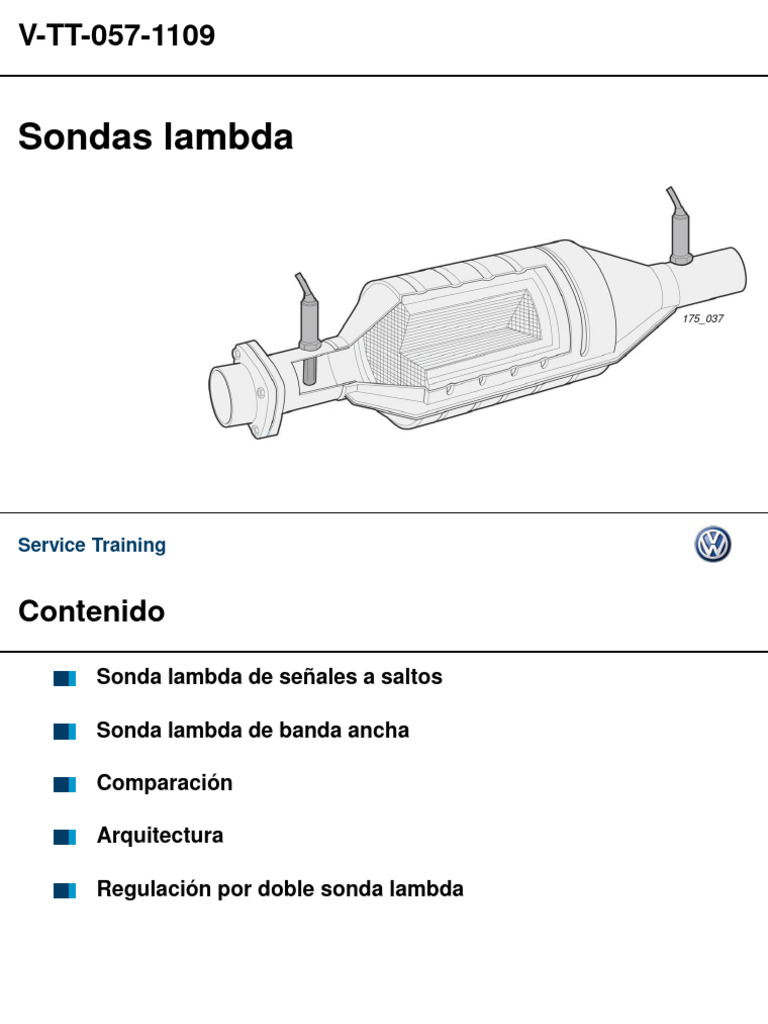 Sondas Lambda | PDF | Electricidad | Ingenieria Eléctrica