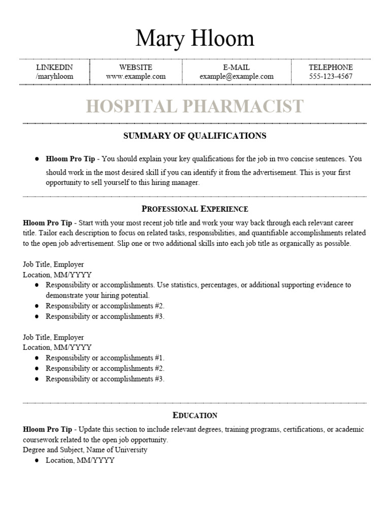 Professional Block | Download Free PDF | Résumé