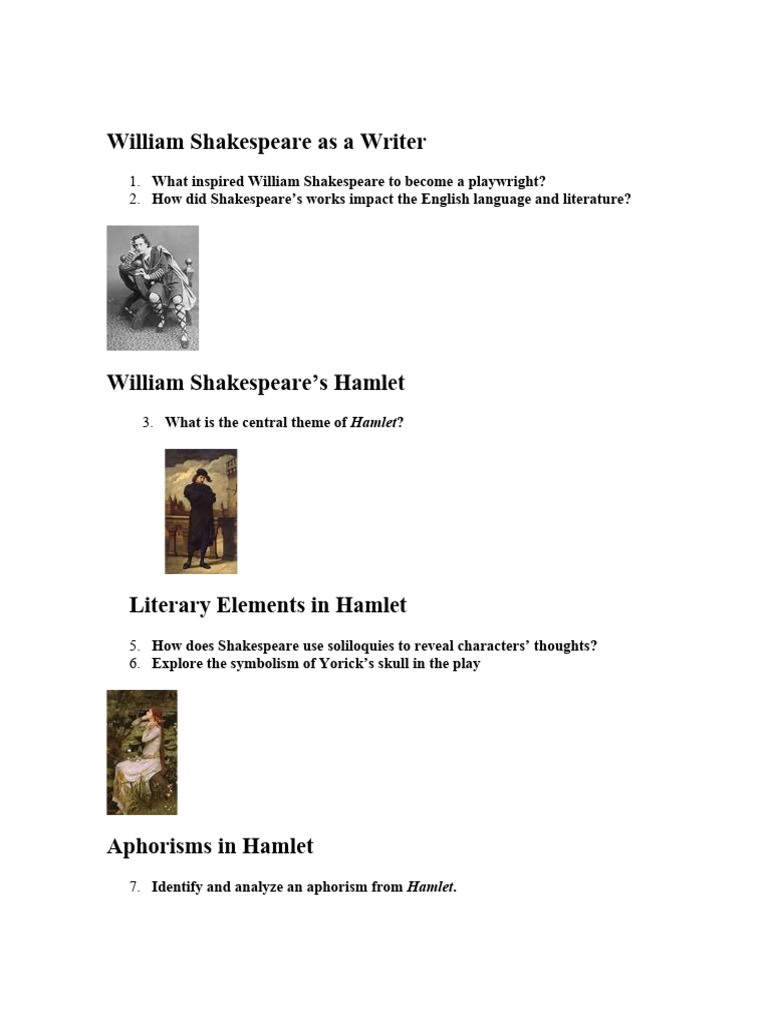 William Shakespeare As A Writer | PDF