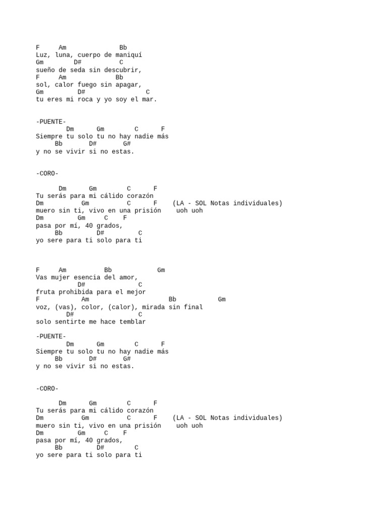 Letra De 40 Grados De Magneto Pdf