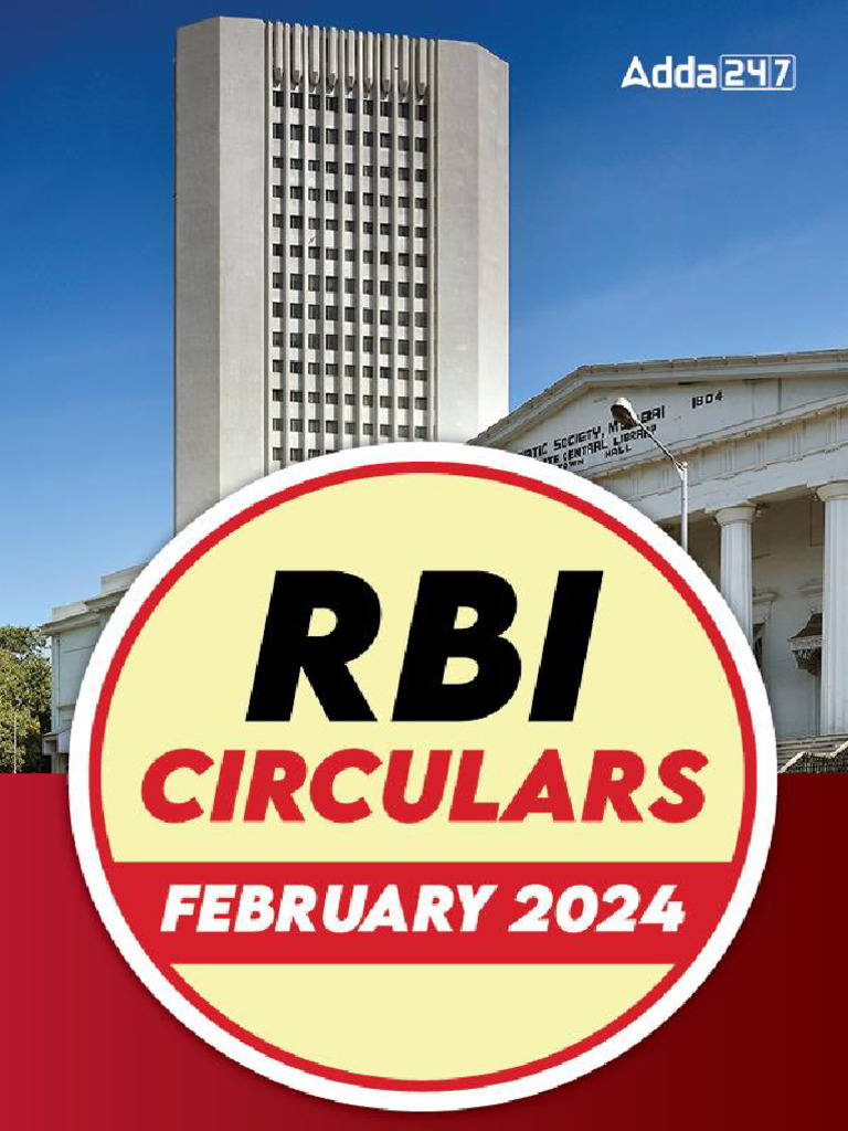 RBI February 2024 CIRCULARS | PDF