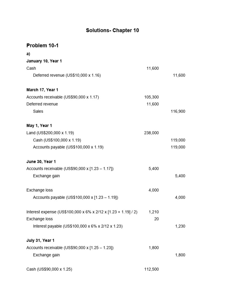 Solutions Ch10 | PDF