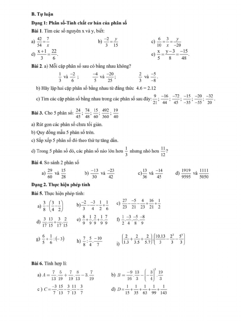 ôn tập giua-ky-2-toan-6-nam-2023-204 | PDF