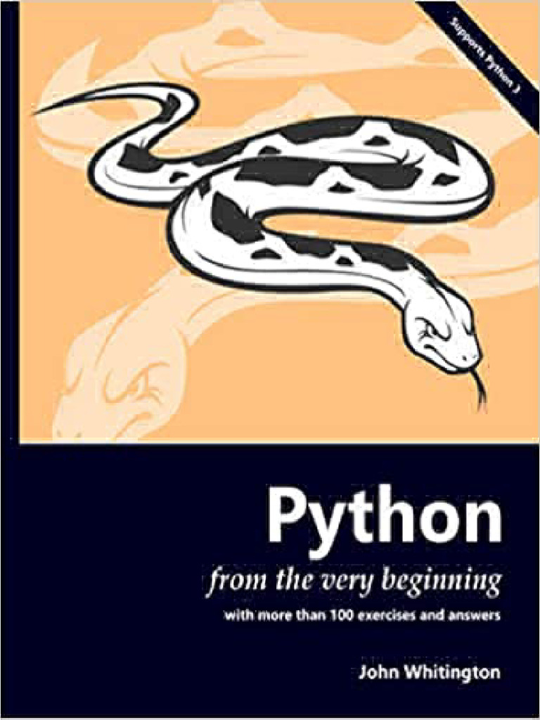 EBOOK Python From The Very Beginning Wit | PDF