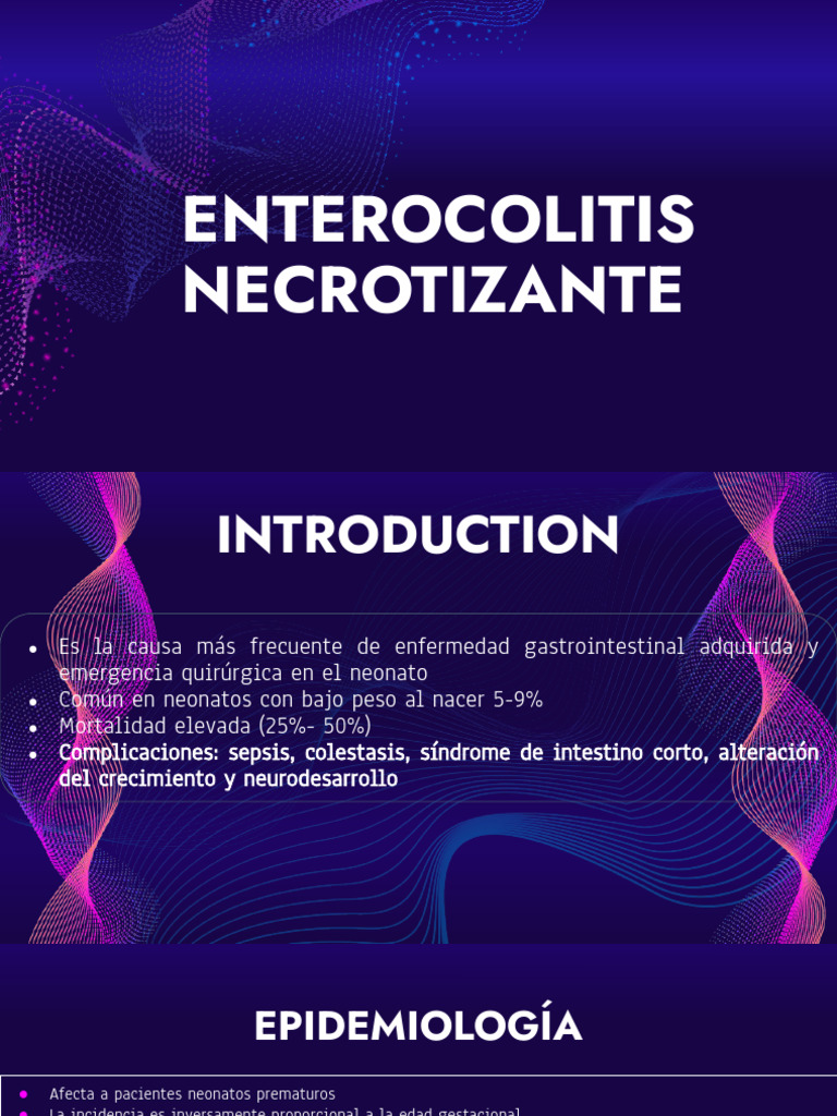Enterocolitis Necrotizante Neonatal | PDF | Diarrea | Especialidades ...