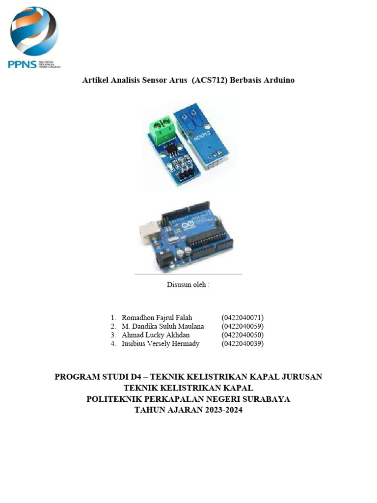 Artikel Analisis Sensor Arus | PDF