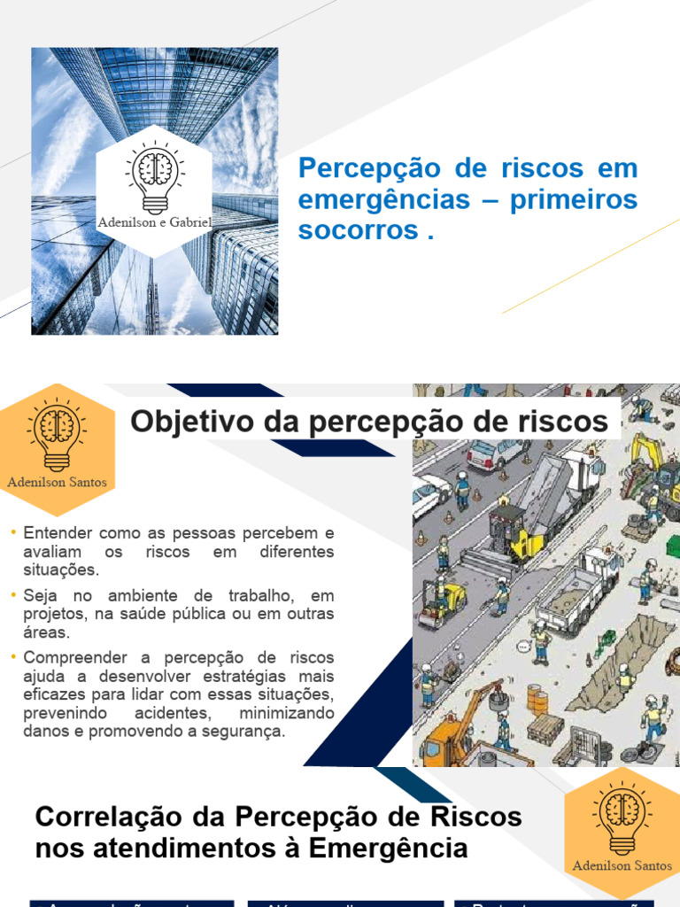 Percepção de Riscos 02.03 | PDF | Primeiros socorros