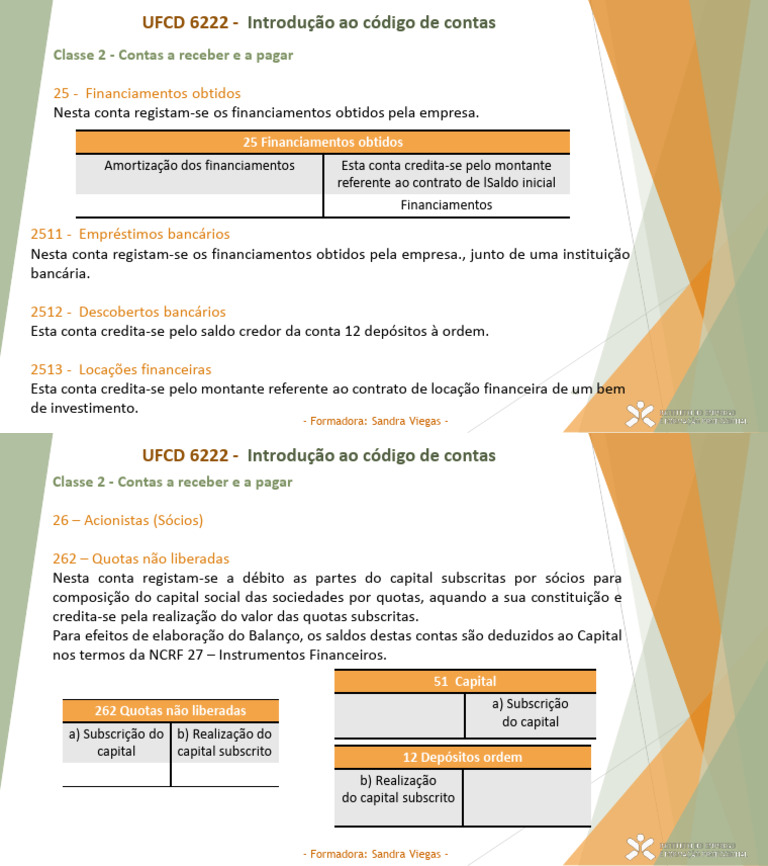 UFCD 6222 - Introdução Codigo Contas - Final-25 | PDF | Finanças e ...