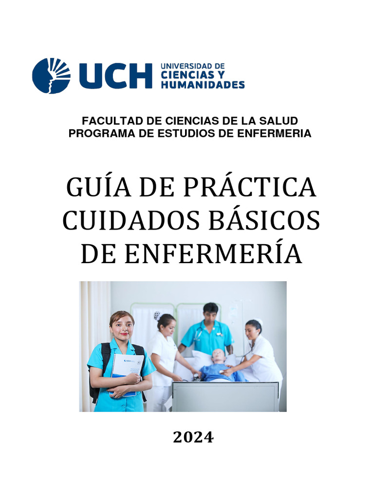 Guia de Práctica Cuidados Basicos de Enfermeria | PDF | Lavado de manos ...