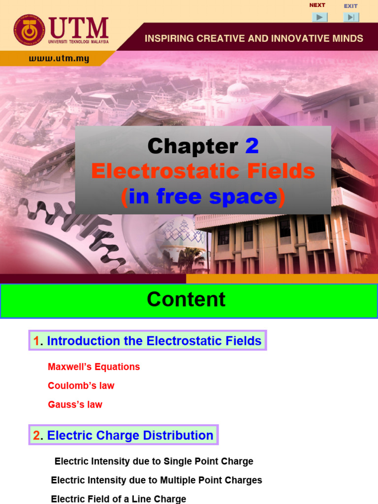 Understanding Electrostatic Fields | PDF | Electric Field | Electrostatics