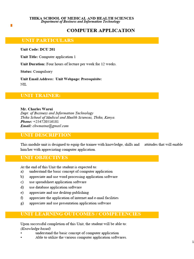 Computer Application | Download Free PDF | Application Software | Databases