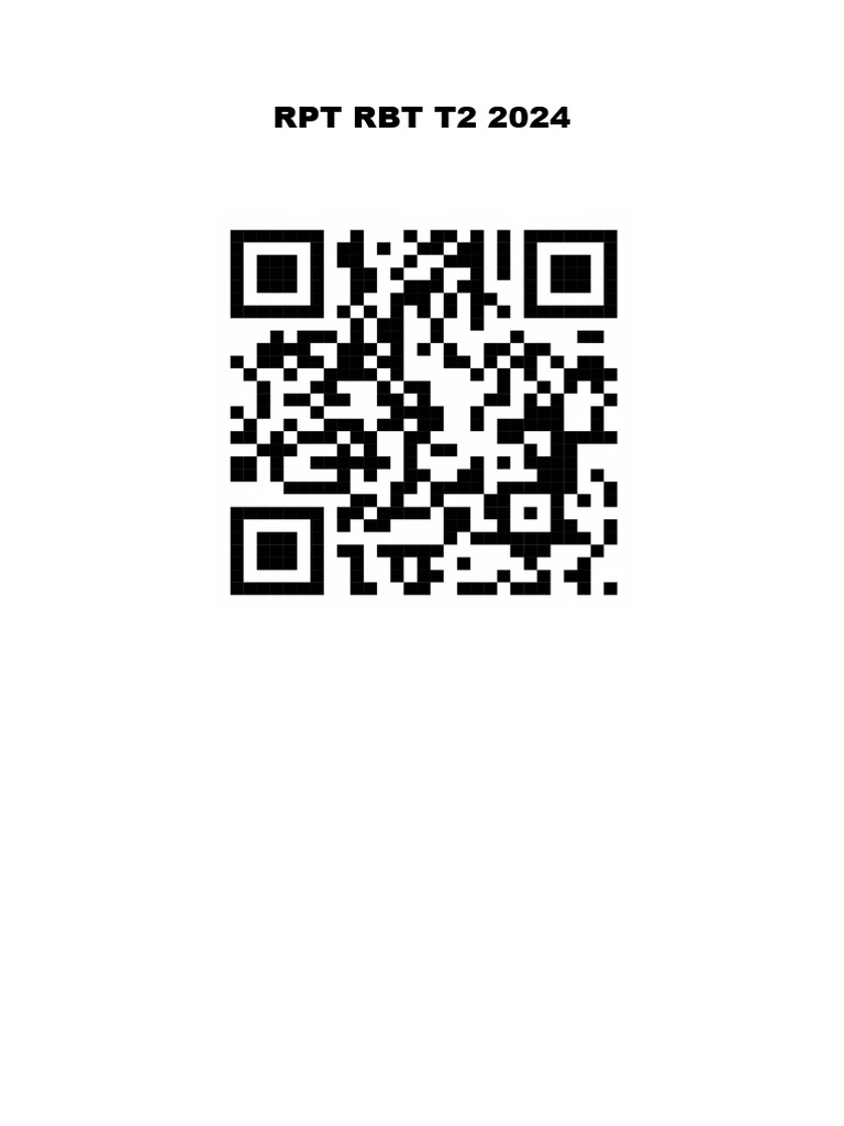 QR CODE RPT RBT T2 2024 | PDF
