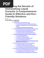 Formulating Laundry Liquid Detergents | PDF | Surfactant | Products Of ...
