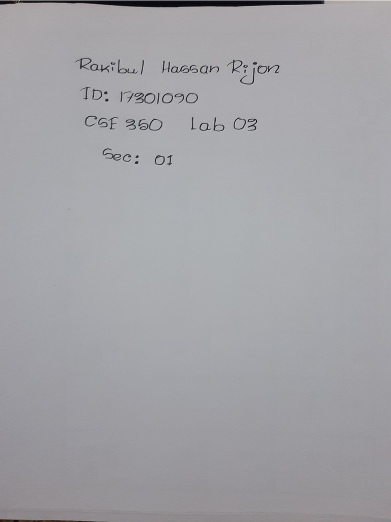 01 17301090 Rakibul Hassan Rijon | PDF