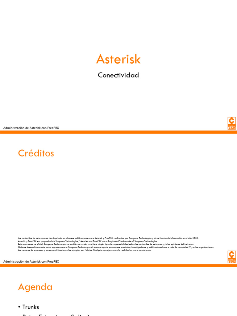 04 - Asterisk - Conectividad | PDF