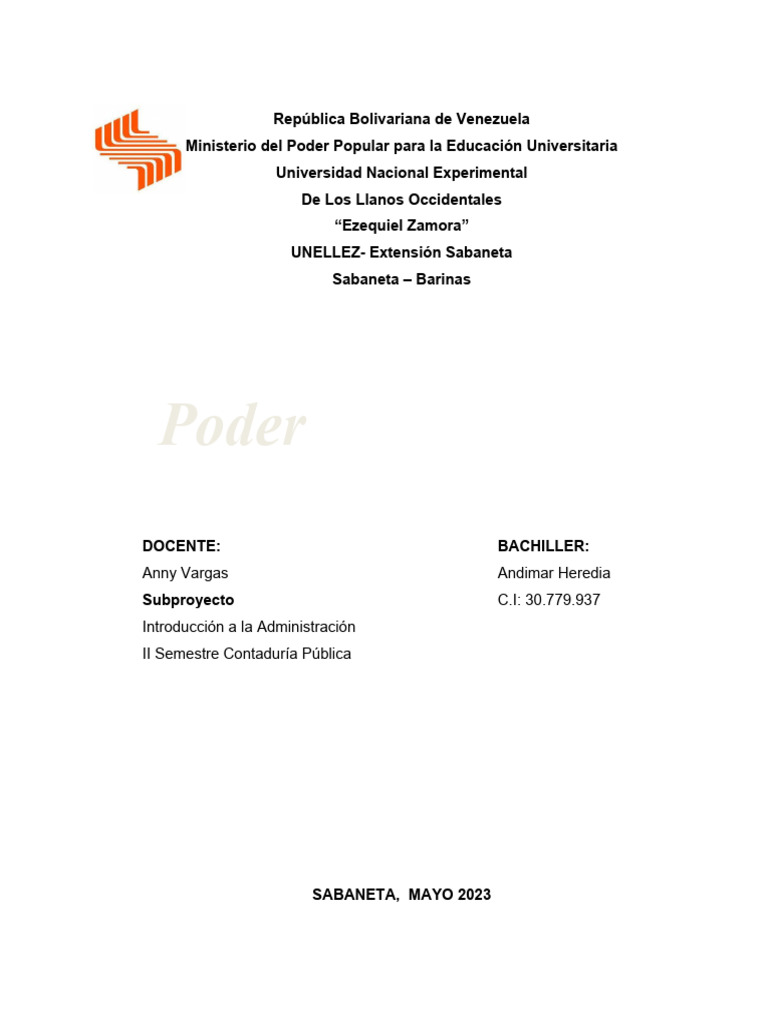 Tipos de Poder | PDF