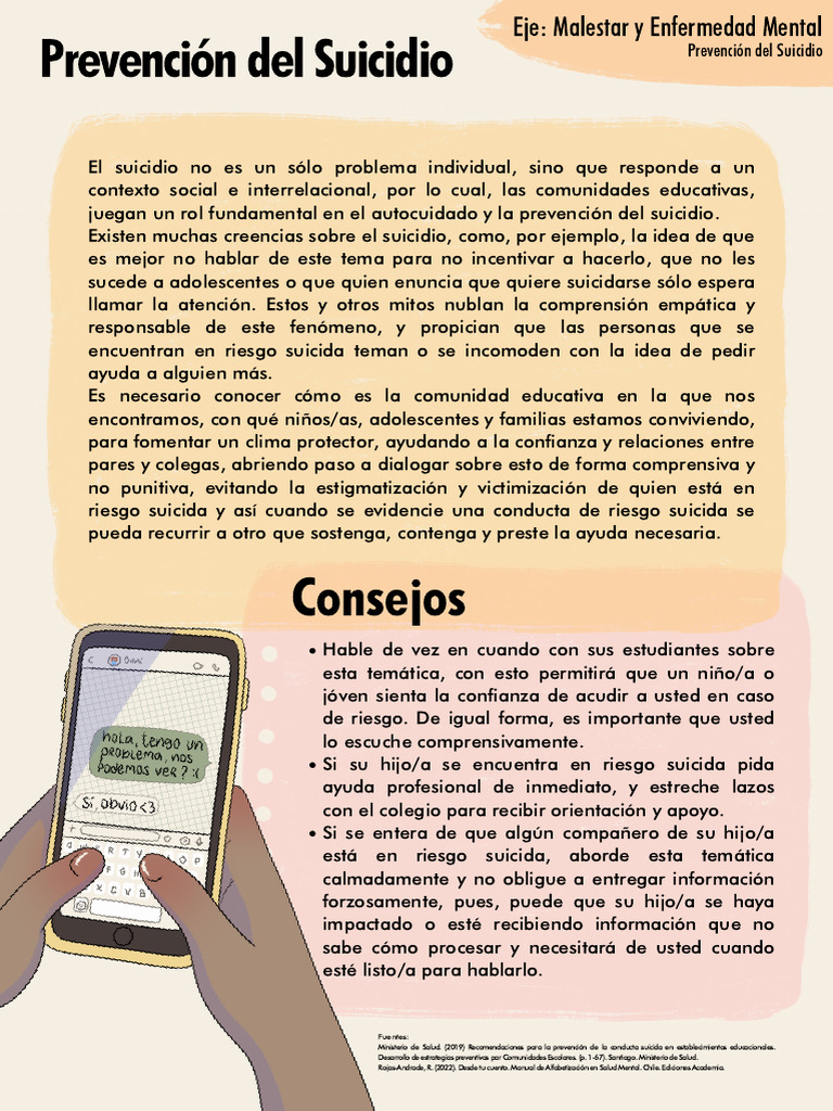 II.8.1 Prevención Del Suicidio | PDF | Suicidio | Ciencias del comportamiento