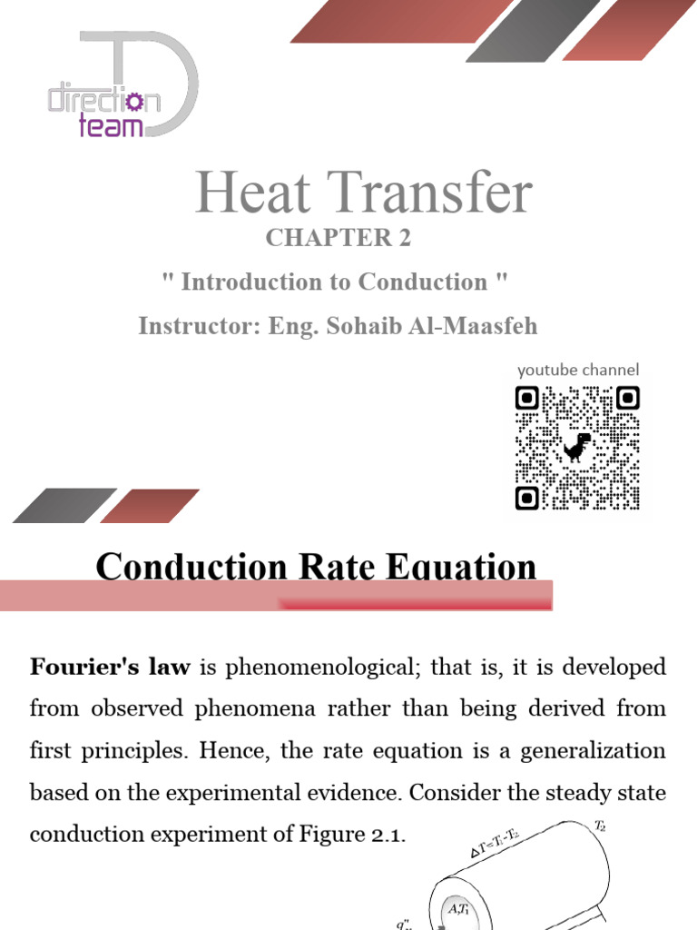 Heat Transfer Ch.2 | PDF | Thermal Conduction | Heat