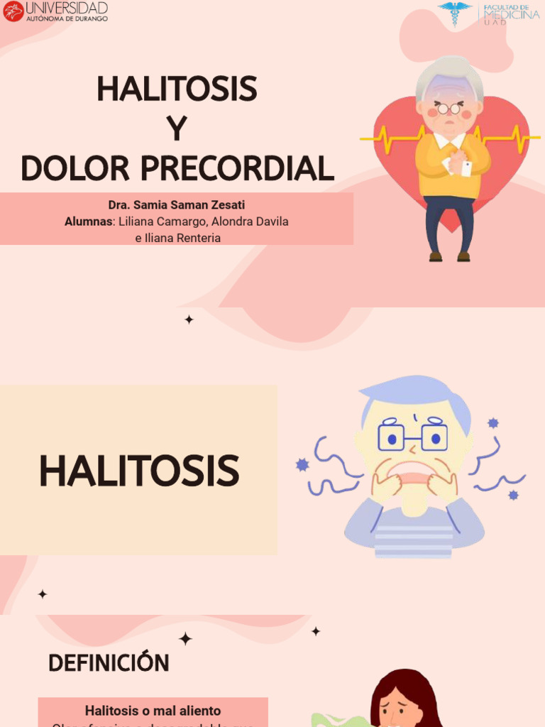 Dolor Precordial y Halitosis | PDF