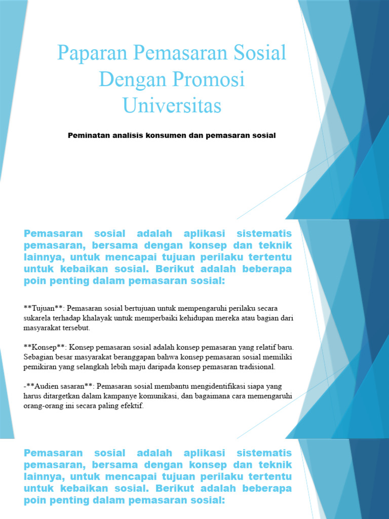 Uas Kelompok Paparan Pemasaran Sosial | PDF | Bisnis | Ilmu Sosial