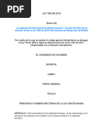 Ley 2196 Del 18 de Enero de 2022 | PDF | Disciplinas | Policía