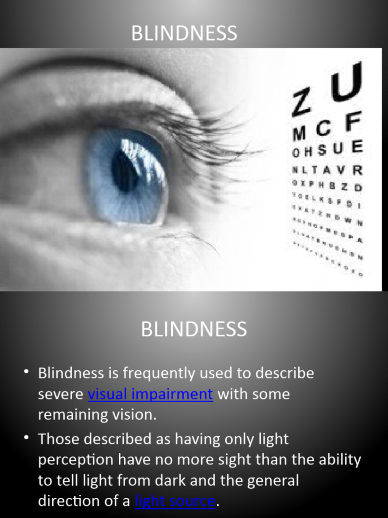 Blindness | PDF