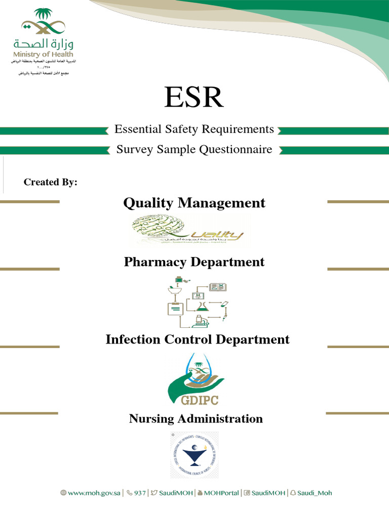 ESR Survey Sample Questionnaire | PDF