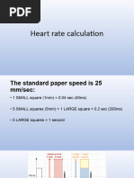 ECG Rate Calculation Methods | PDF | Heart Rate | Electrophysiology
