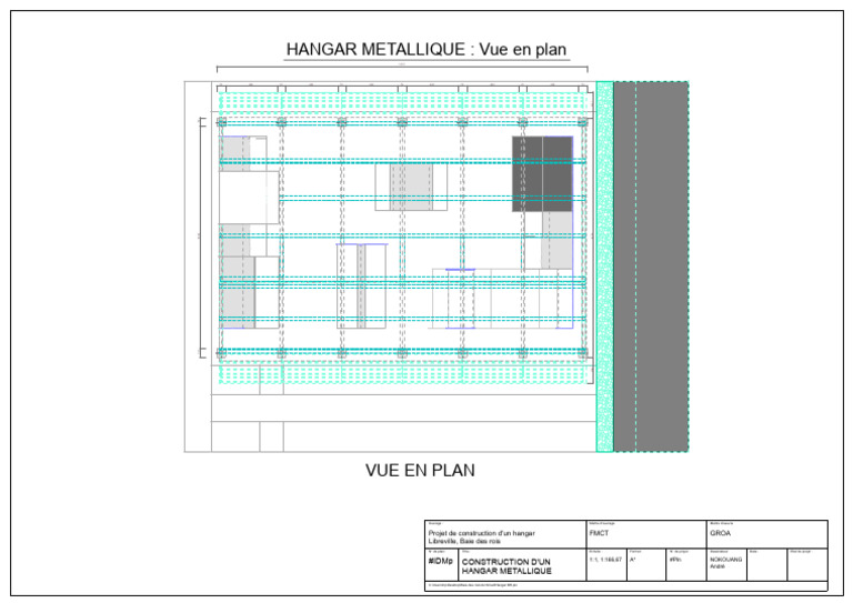 Plan de construction d'un hangar métallique | PDF