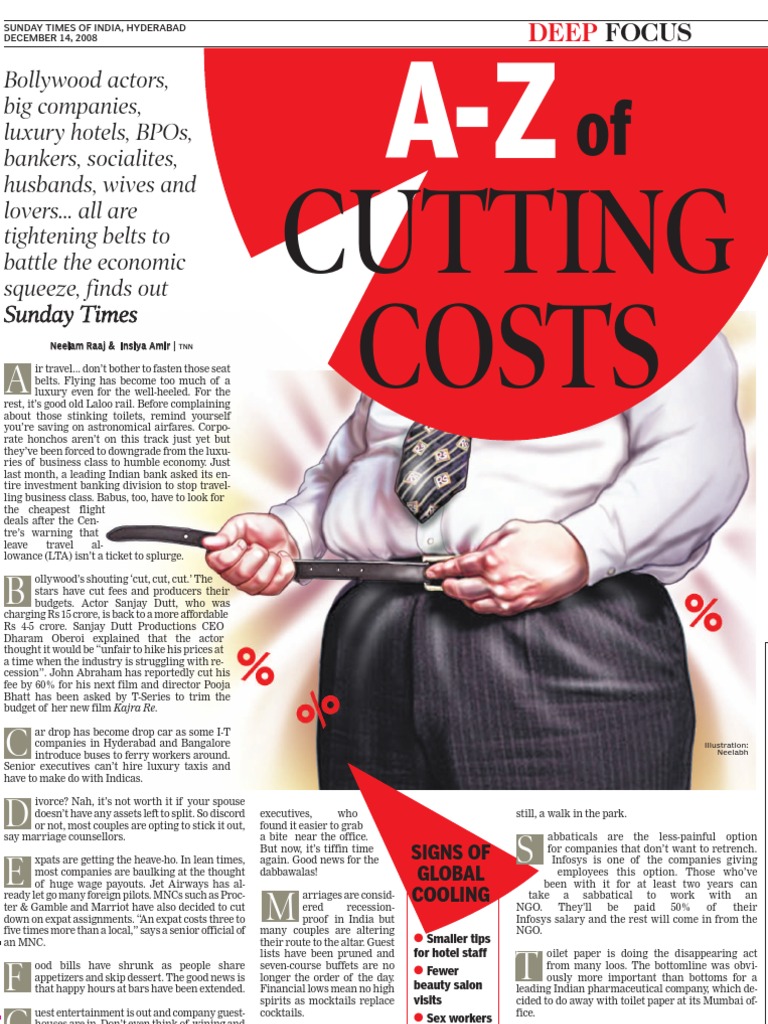 Cost Cutting | PDF | Restaurant And Catering | Labour