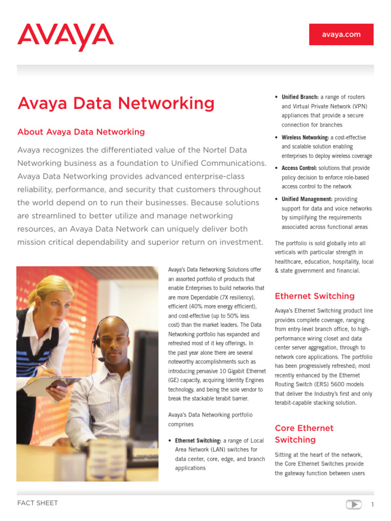 FACTSHEETData Networking11Jan DN4431 | PDF | Computer Network | Network ...
